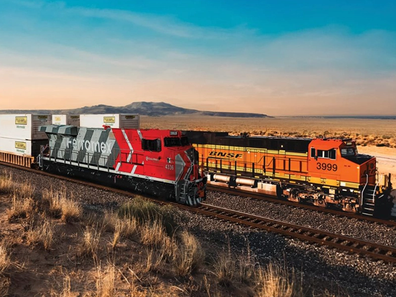 Ferromex, J.B. Hunt y BNSF lanzan nuevo servicio de alta velocidad México-EE.UU.