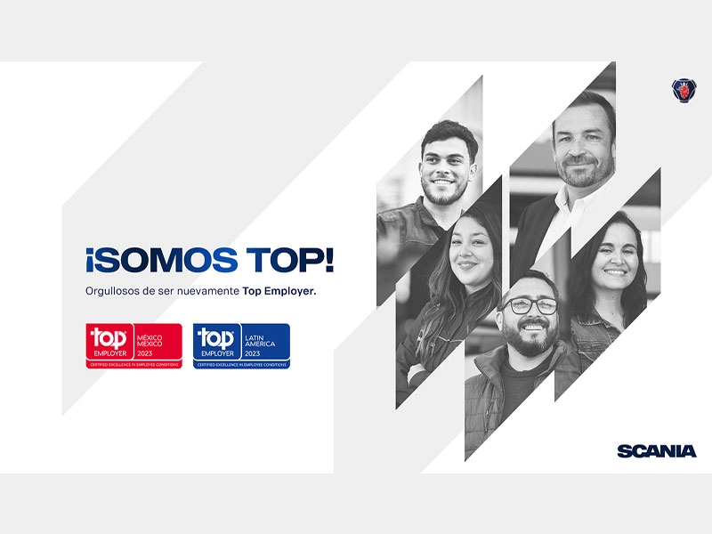 Scania México, reconocida como líder en atracción y retención de talento